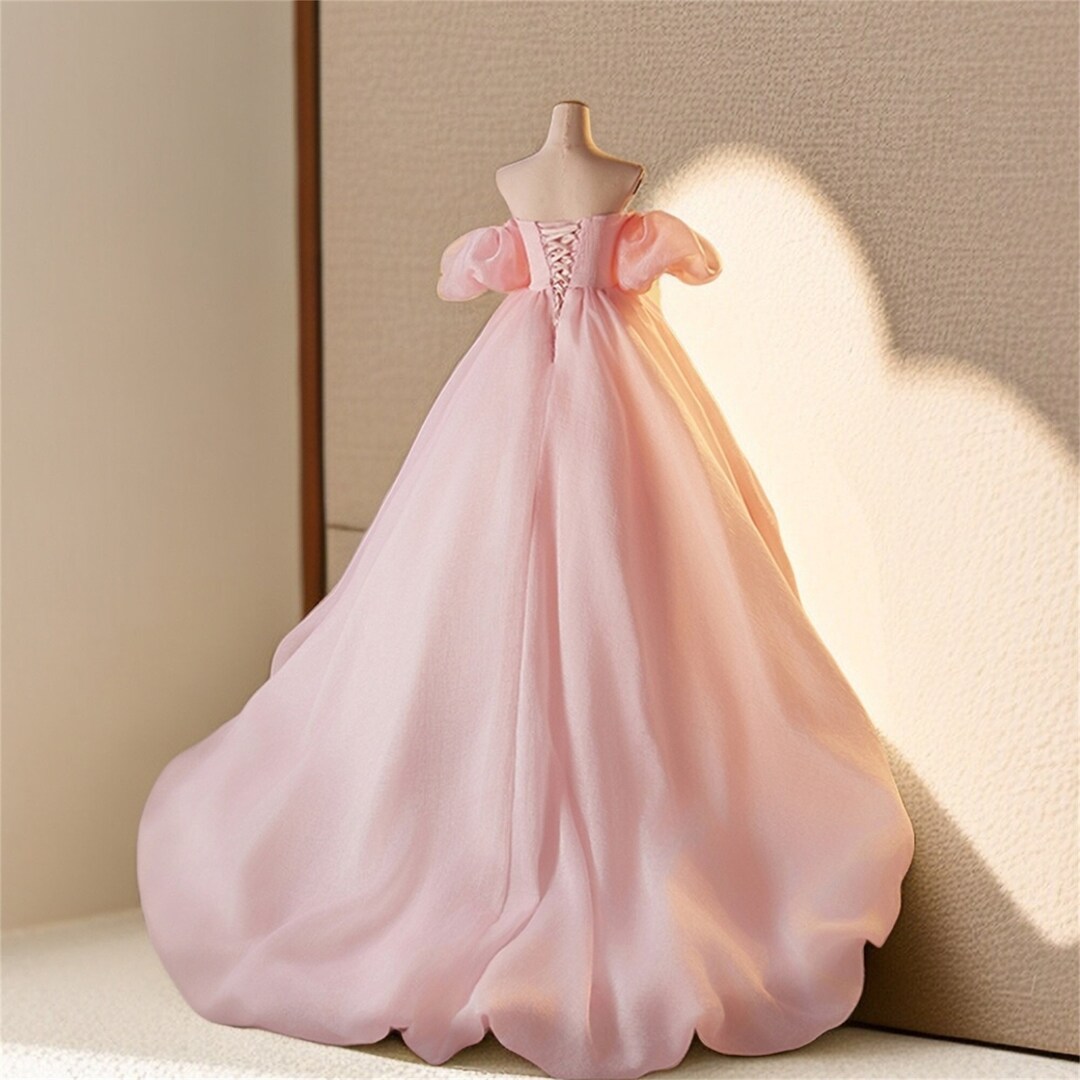 Pink Graduation Dress for Coming of the Age Ceremonyromantic - Etsy