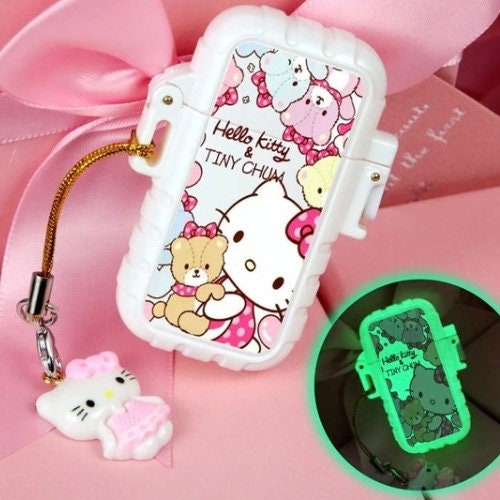 Kuromi Hello Kitty Lighter Sanrio Melody Red Fire Windproof - Etsy