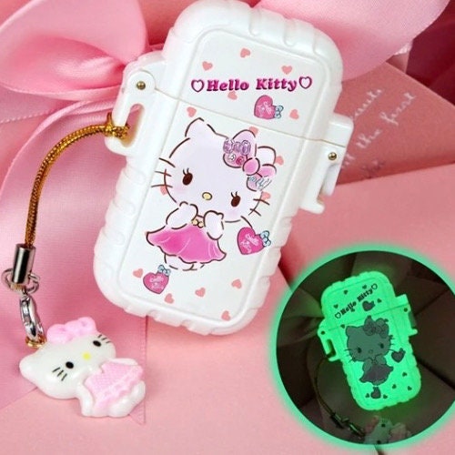 Kuromi Hello Kitty Lighter Sanrio Melody Red Fire Windproof - Etsy