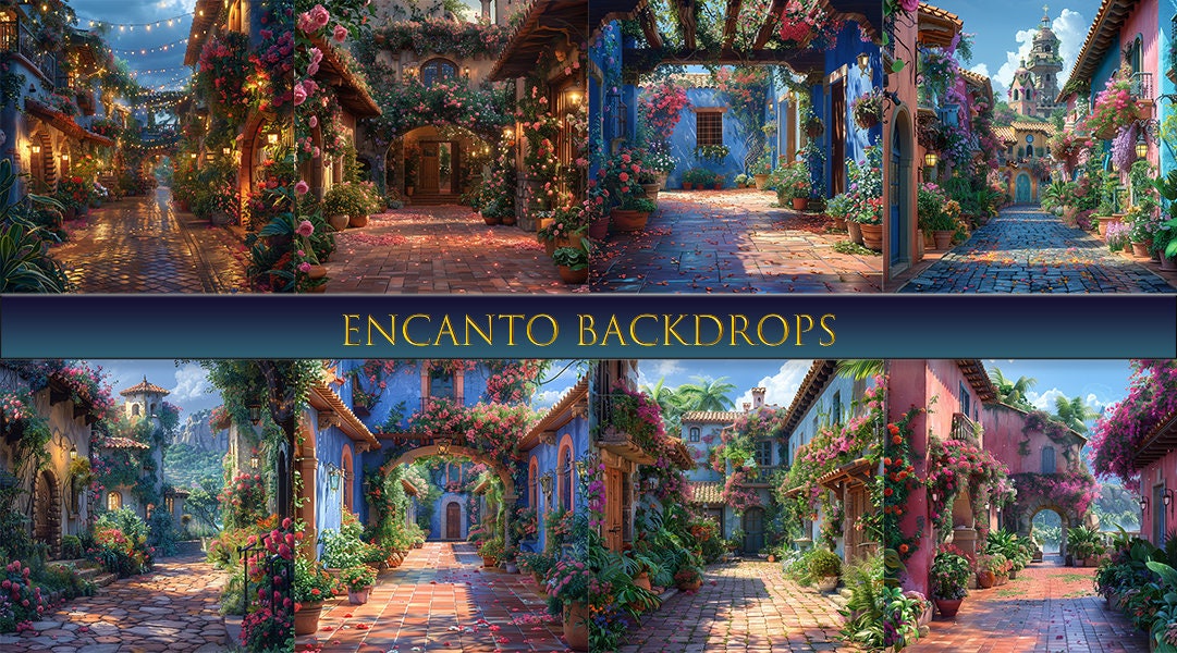 Encanto Fantasy Backdrops, Backgrounds Digital Art, Beautiful - Etsy