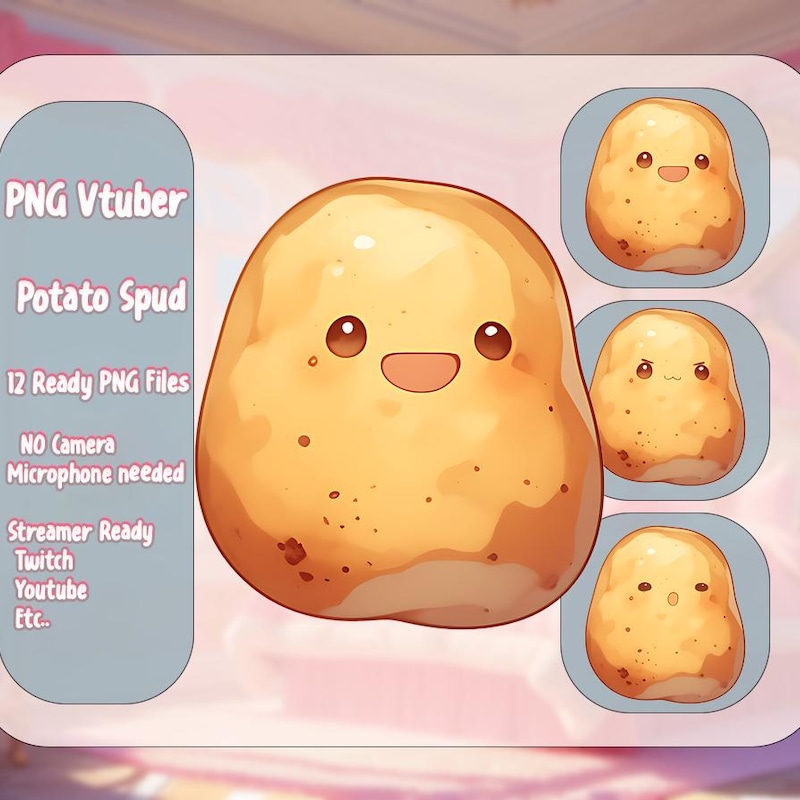 Potato Vtuber Model - Etsy