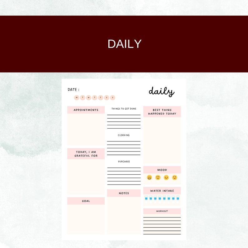 Printable Digital 2024 Planner 2024 Digital Planner 2024 Daily, Weekly ...