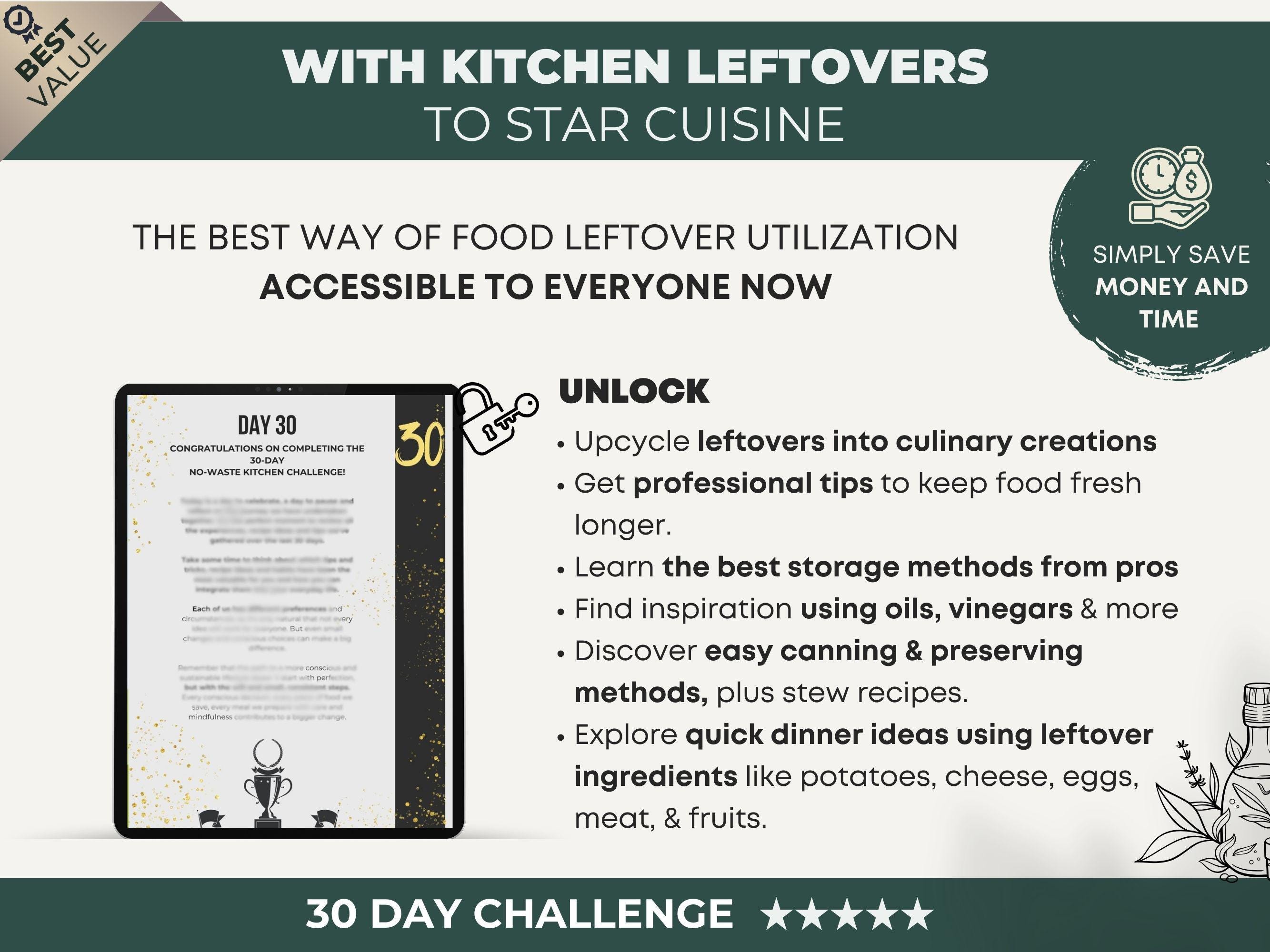 Food Waste Recycling, Reduce Food Waste Guide, How to Use Leftovers ...