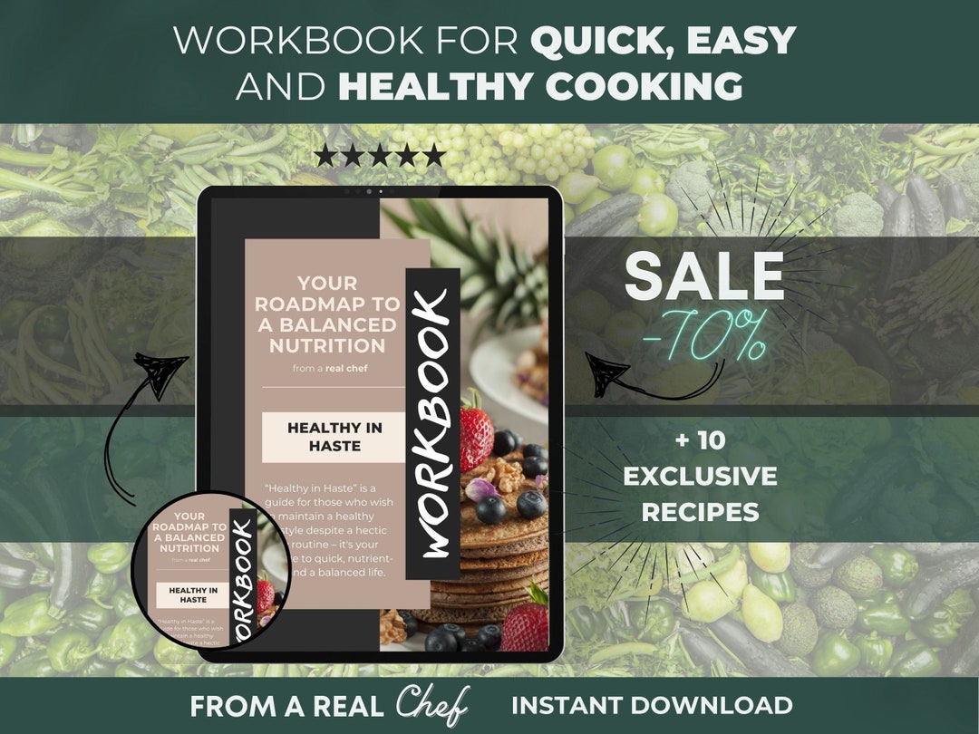 Workbook for Fast and Healthy Cooking, Fast Cooking, Healthy Dishes ...