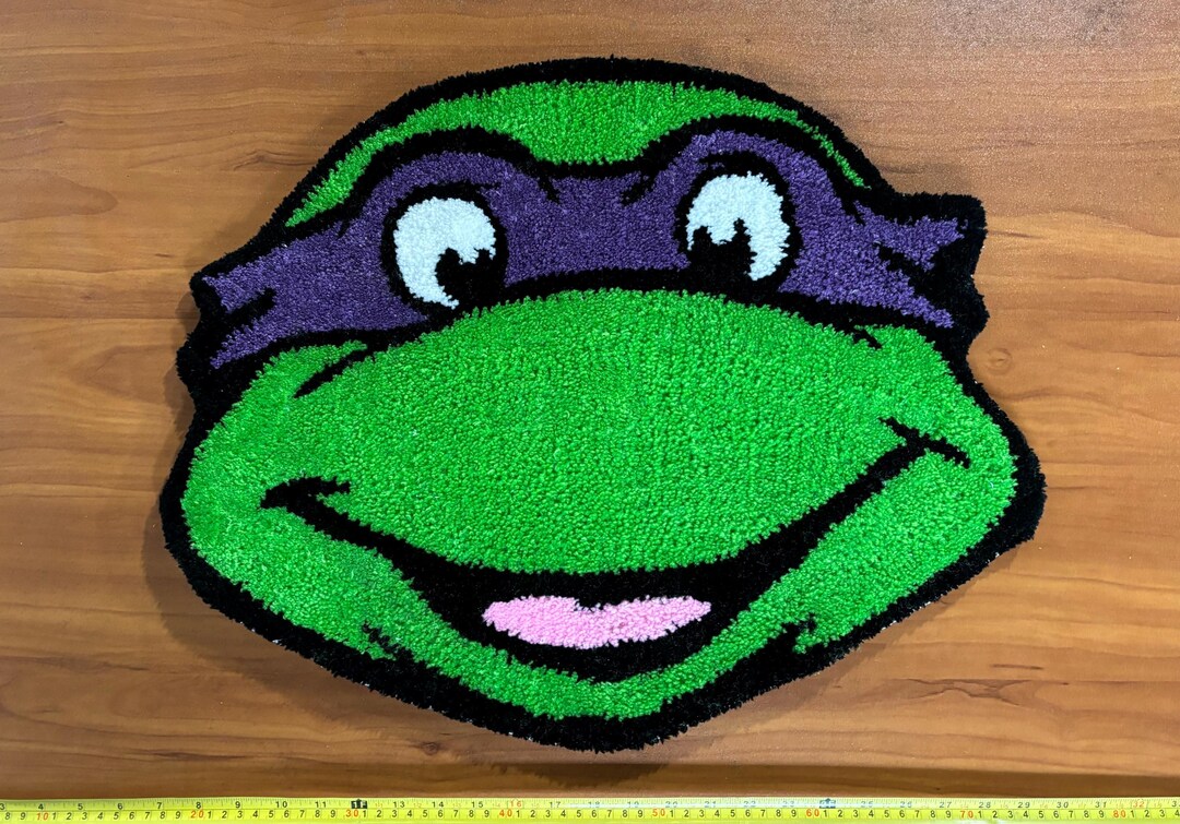 Masked Turtle Rug - Etsy