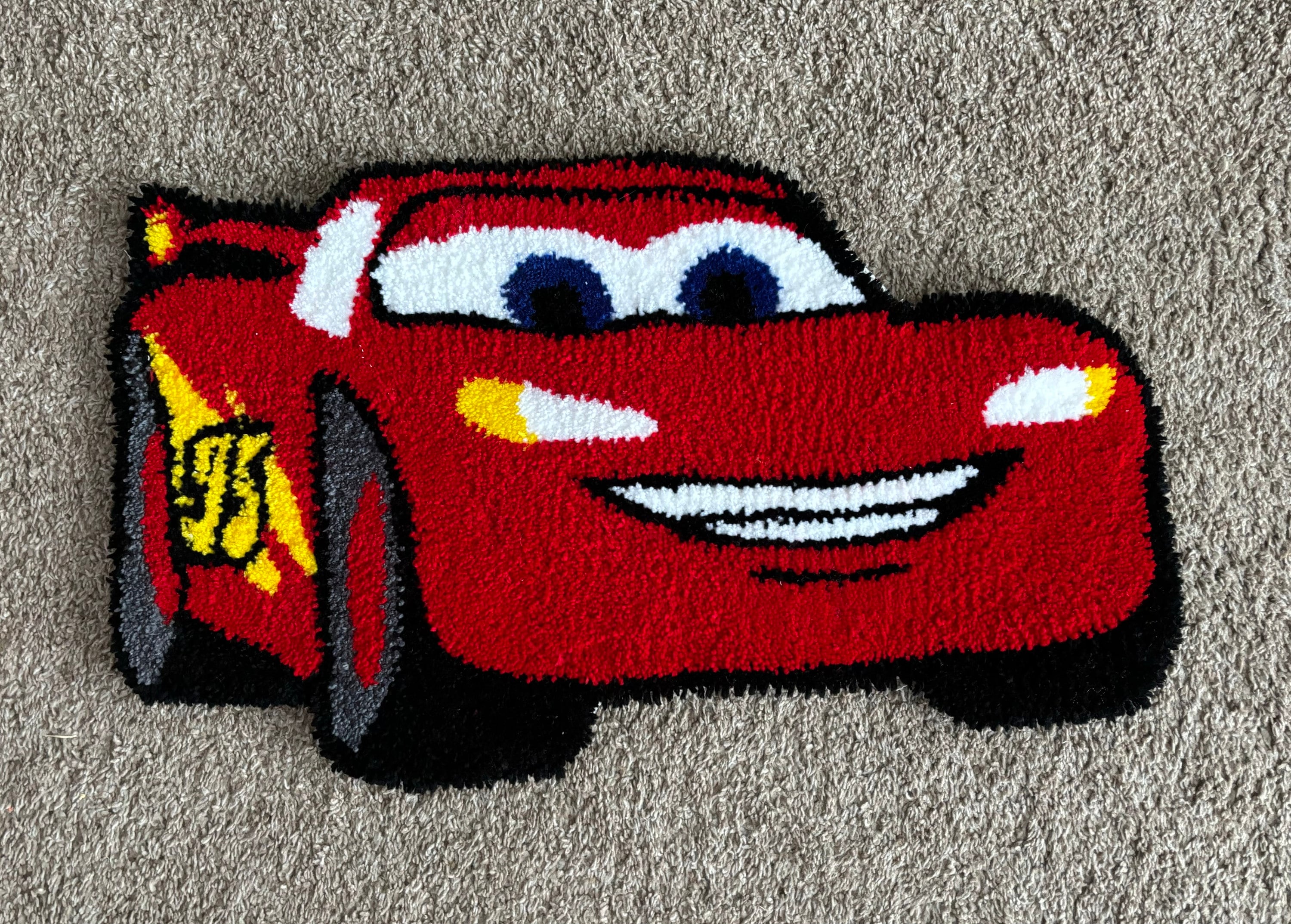Lightning Car Rug - Etsy