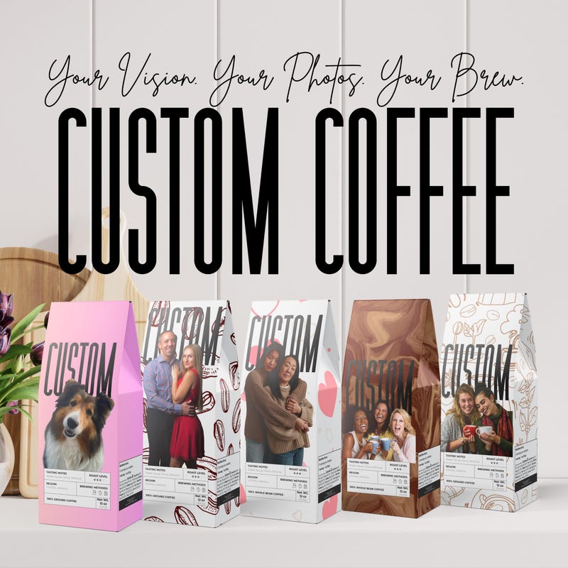 Custom Coffee Labels Wedding - Etsy