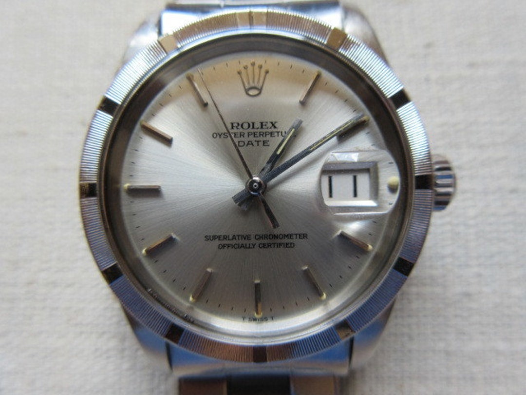 Rolex 1501 Oyster Perpetual Date 34mm Mechanical - Etsy