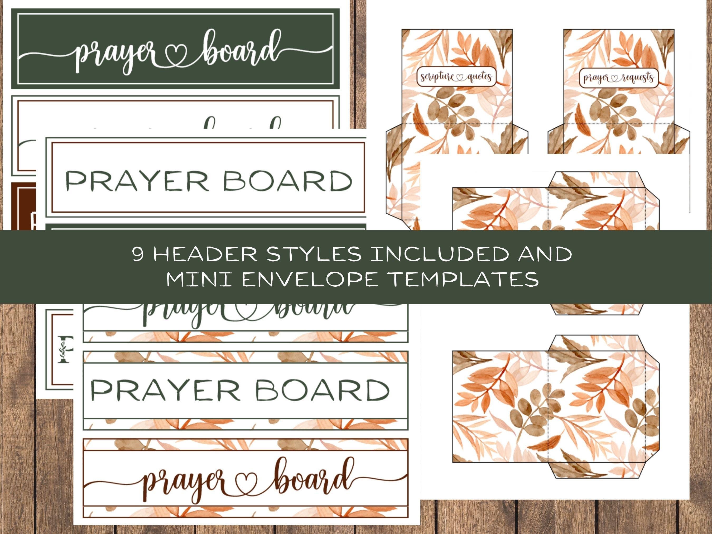 Prayer Board Kit | Prayer Board Starter Kit | Prayer Board Kit ...