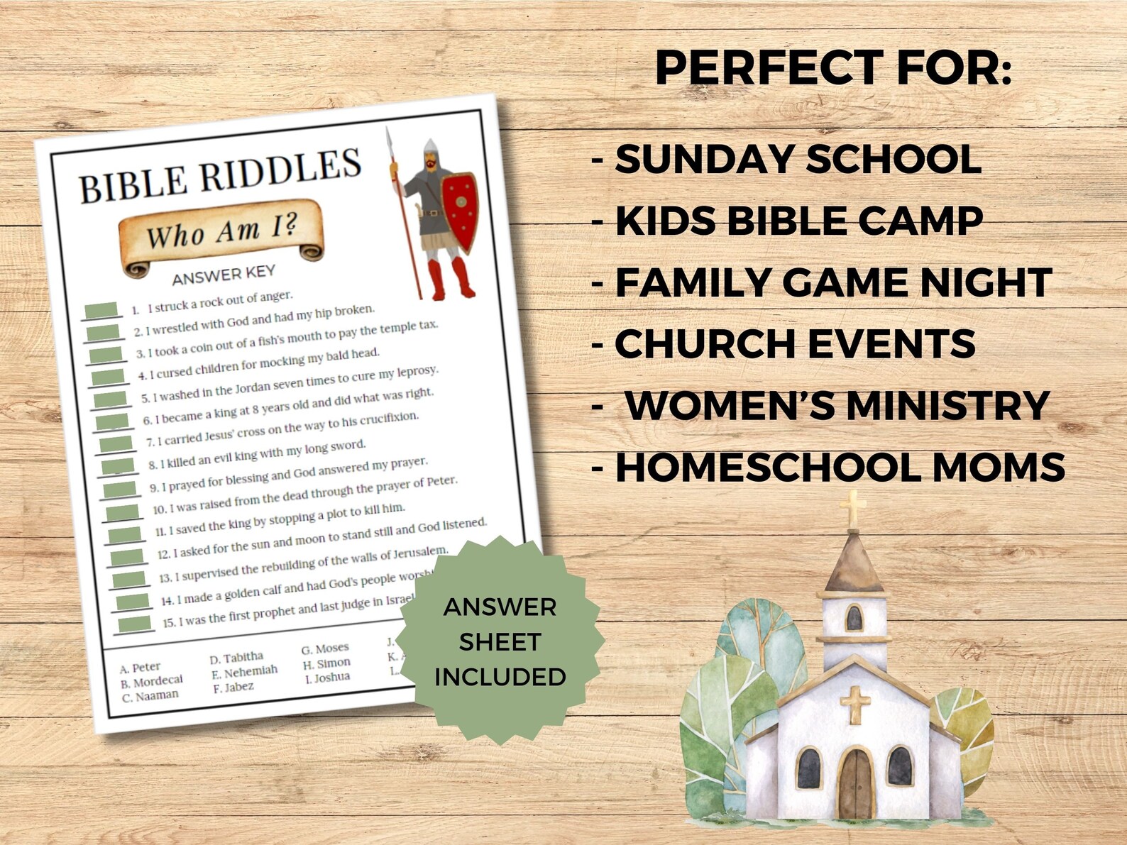 Ladies Night Games | Bible Games for Kids | Kids Bible Study Game ...