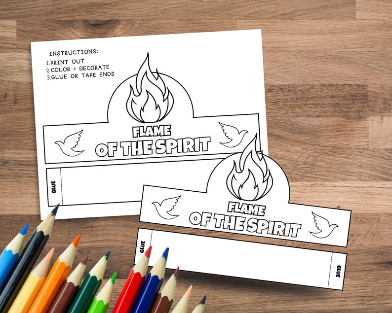 Pentecost Craft, Pentecost Crown, Pentecost Headband, Day of Pentecost ...