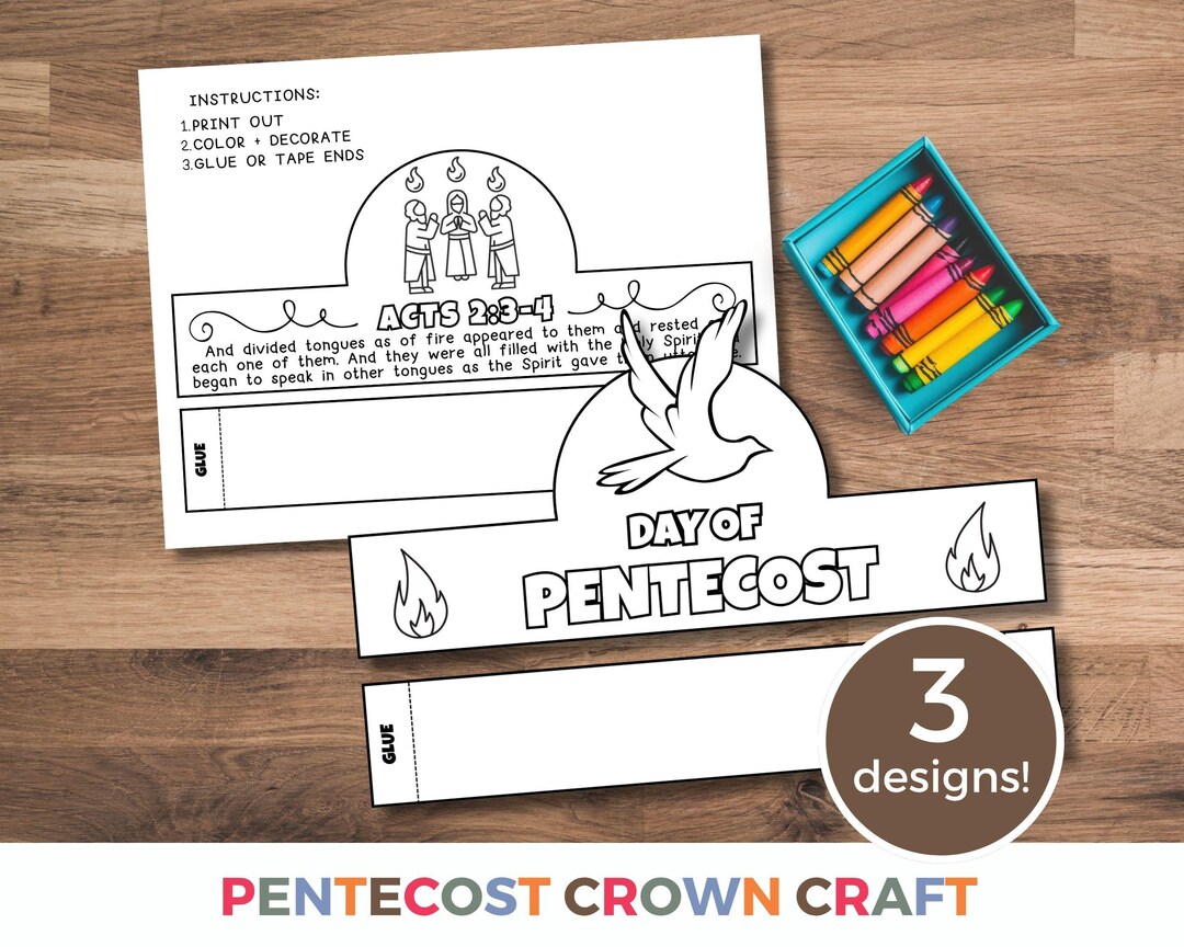 Pentecost Craft, Pentecost Crown, Pentecost Headband, Day of Pentecost ...