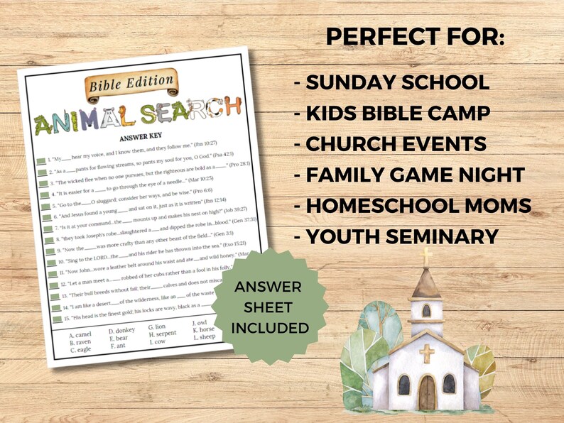 Bible Games for Kids | Seminary Printables | Religious Education | VBS ...