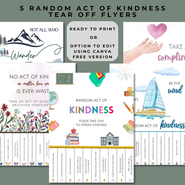 Kindness Sign - Etsy