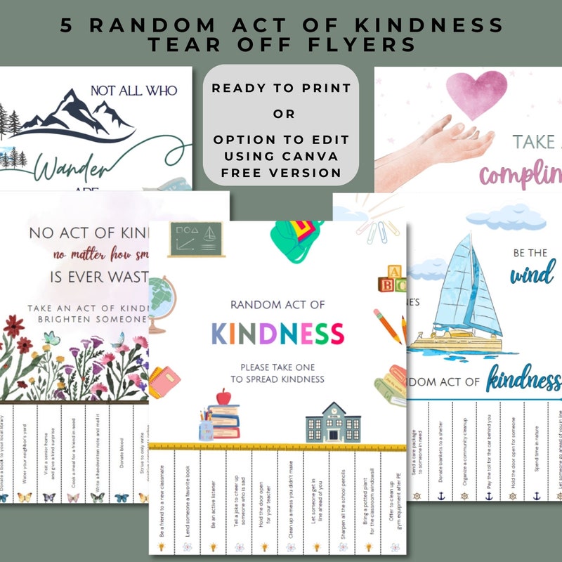 Random Acts of Kindness - Etsy