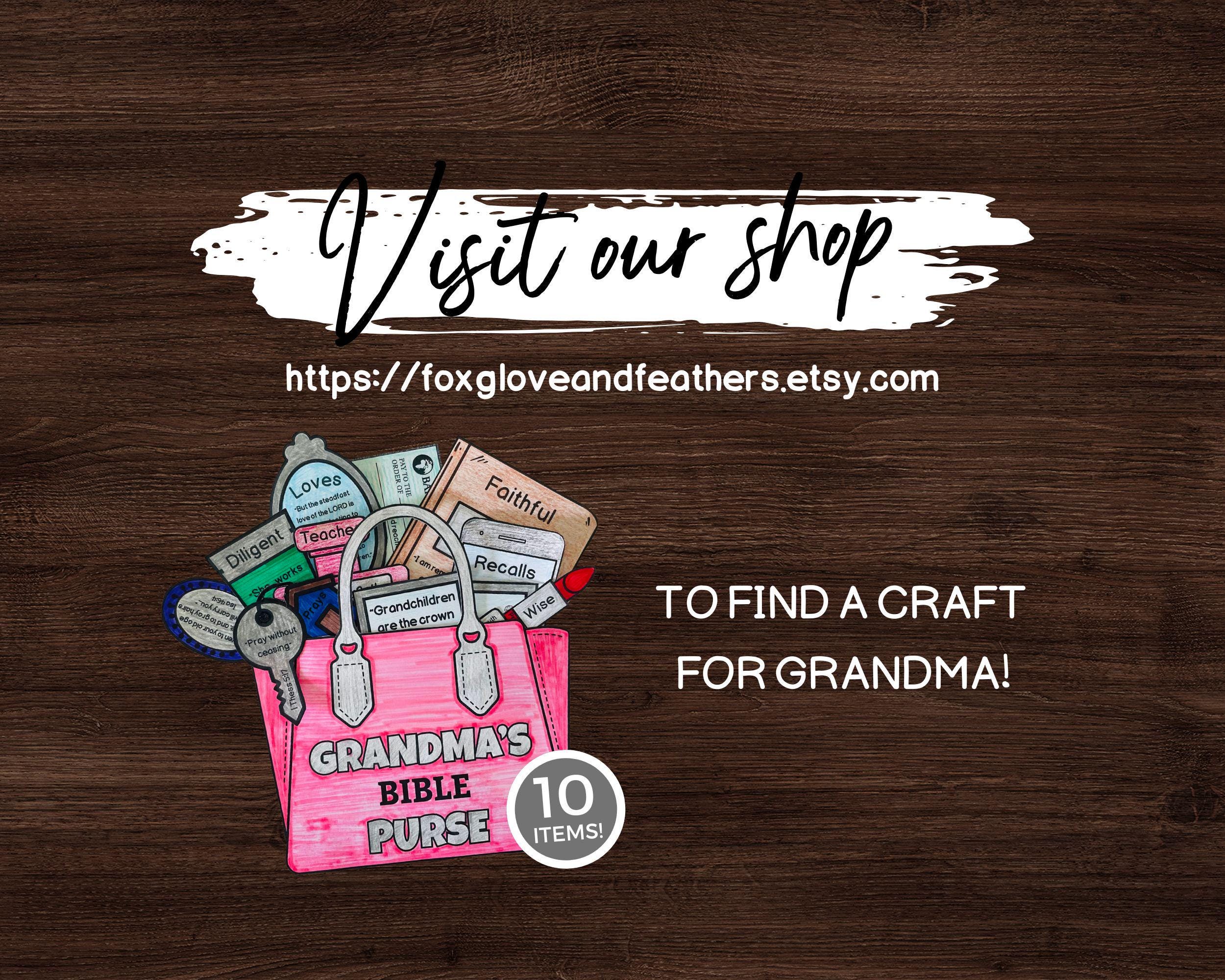 Grandparents Day Craft, Printable Bible Toolbox for Grandpa, DIY ...