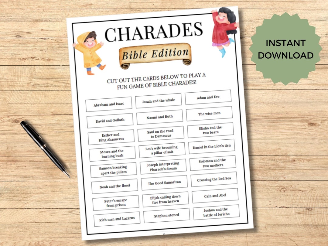 Bible Games for Kids | Kids Bible Study Game | Christian Games | Sunday ...