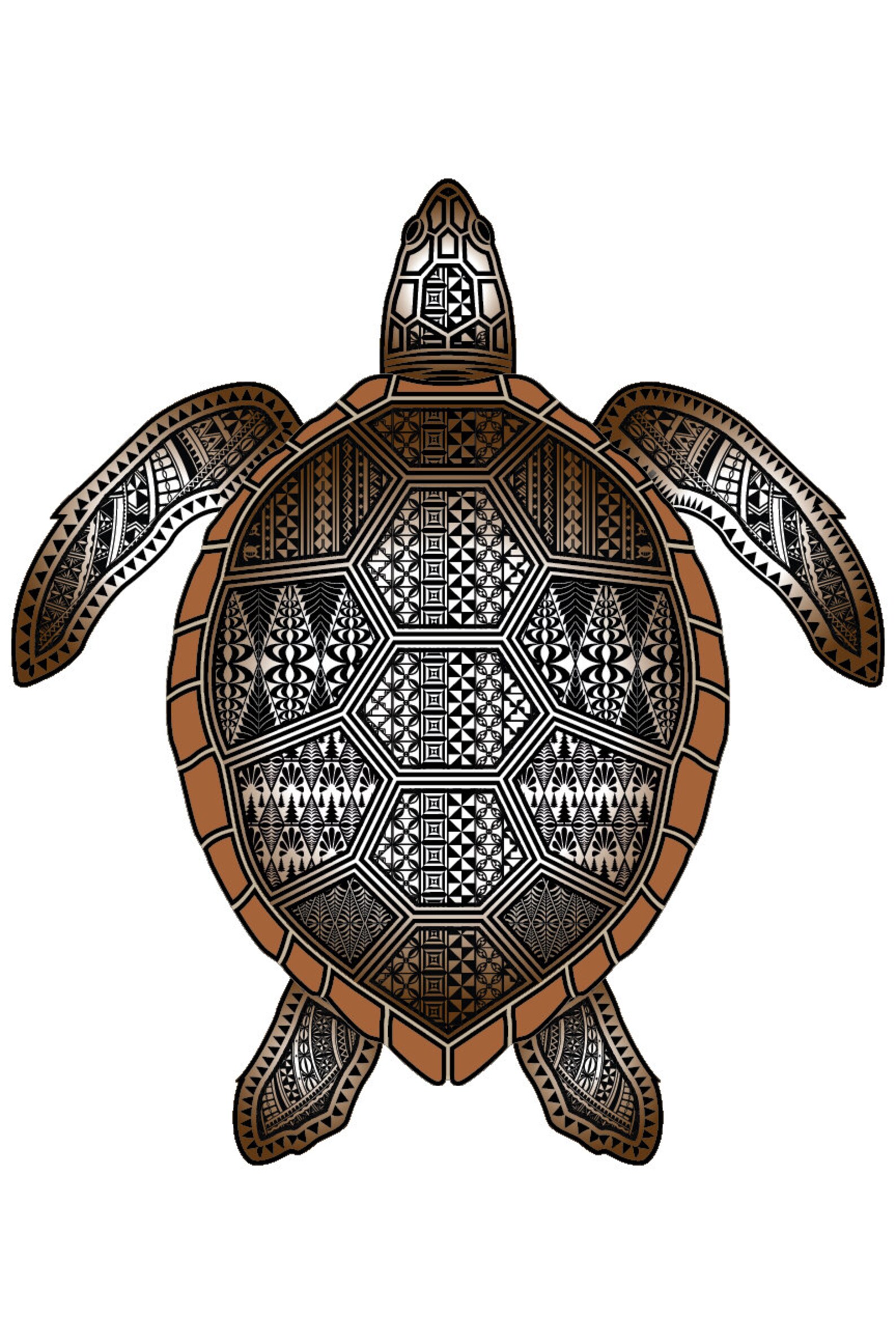 Tongan Turtle Tribal Pattern Digital Instant Download Svg Tribal Tongan ...