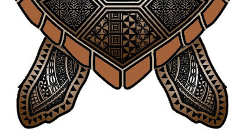 Tongan Turtle Tribal Pattern Digital Instant Download Svg Tribal Tongan ...