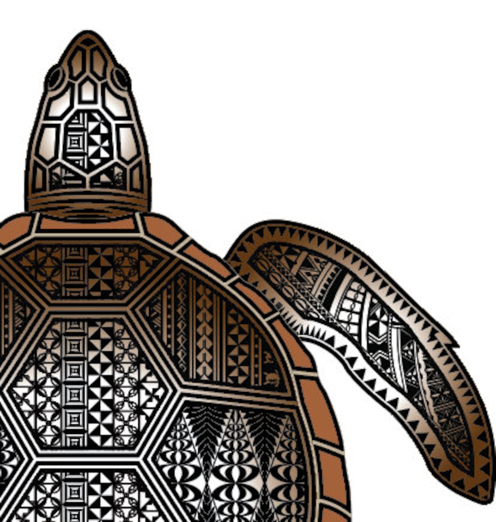 Tongan Turtle Tribal Pattern Digital Instant Download Svg Tribal Tongan ...