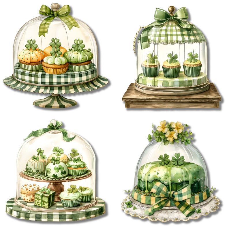 St. Paddy's Day Dessert Clipart Transparent PNG Digital Download ...