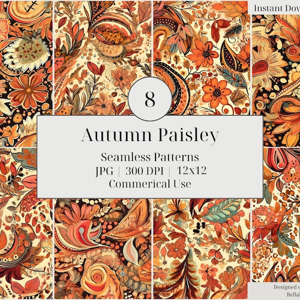 Paisley Paper - Etsy