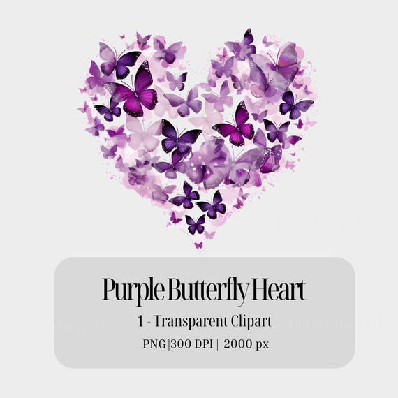 Clipart Coeur Violet
