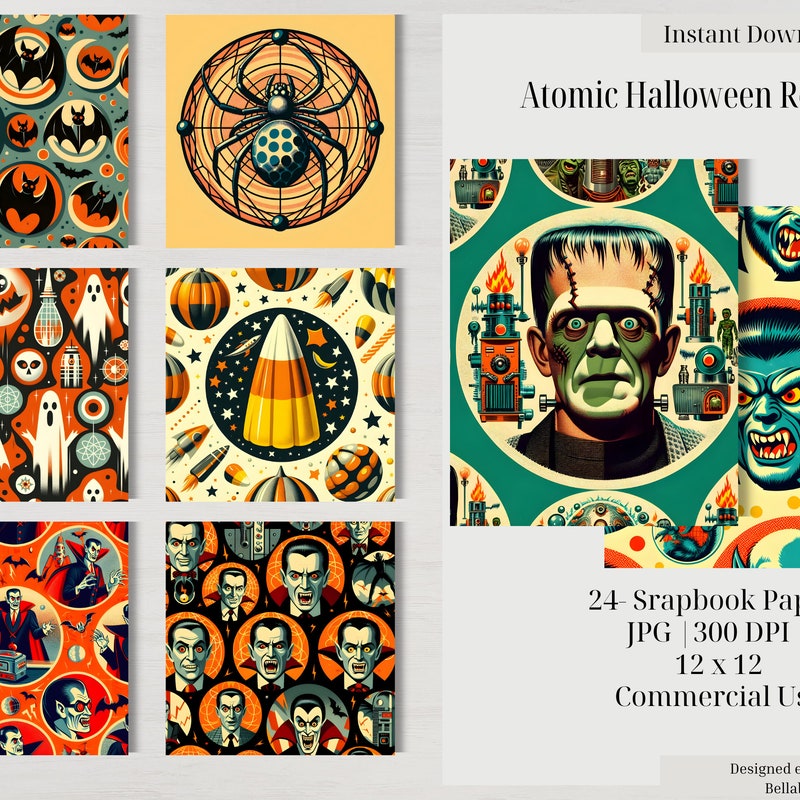 Retro Wall Paper - Etsy