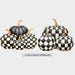 Pumpkin Check Print Clipart Checkered Pumpkin Bundle for Home Décor ...