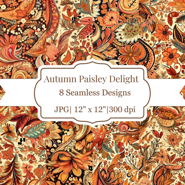 Paisley Paper - Etsy