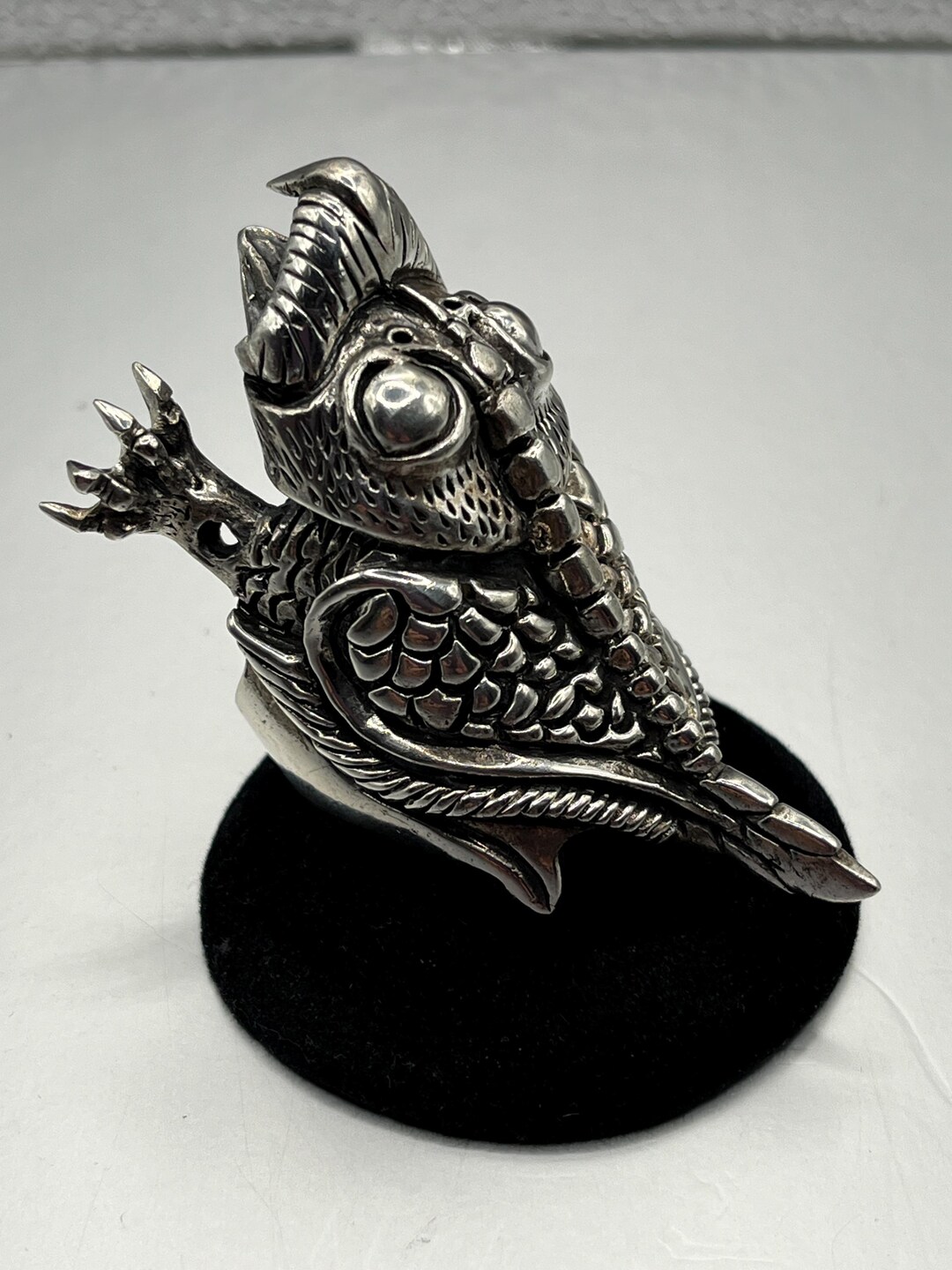 Vintage Unique Sterling Silver Finger Armor Ring Size 11-1/2 - Etsy