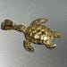 14 K Yellow Gold Sea Turtle Pendant - Etsy