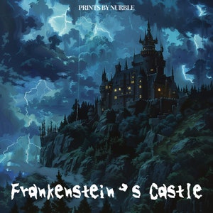 Gothic Storm: Frankenstein's Castle - Animated Halloween Digital Art ...