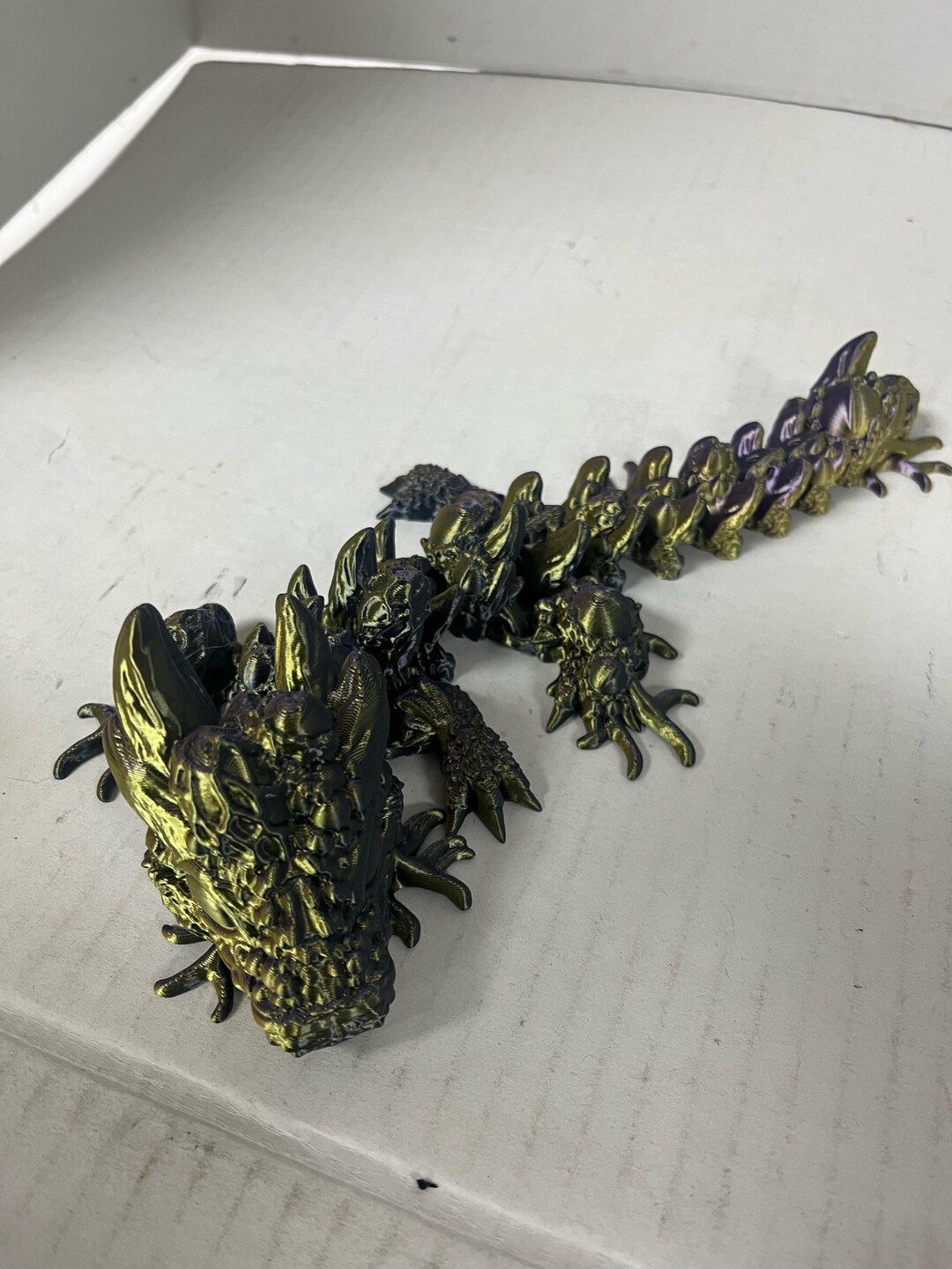 3d Printed Fully Articulated Baby Infested Dragon by Cinderwing3d Multi ...