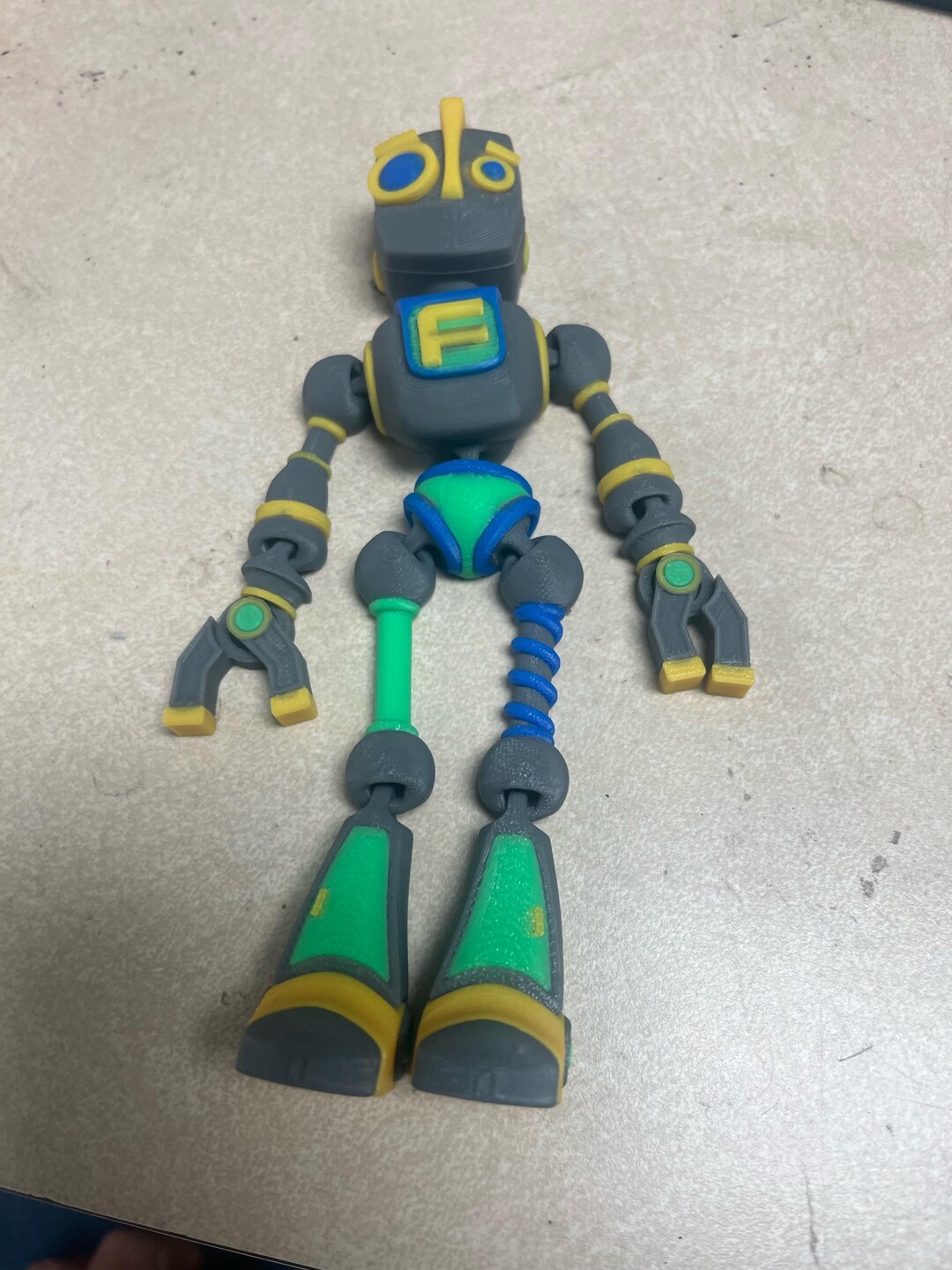 3d Printed Articulated Flexi Robot by Flexi Factory Fidget - Etsy