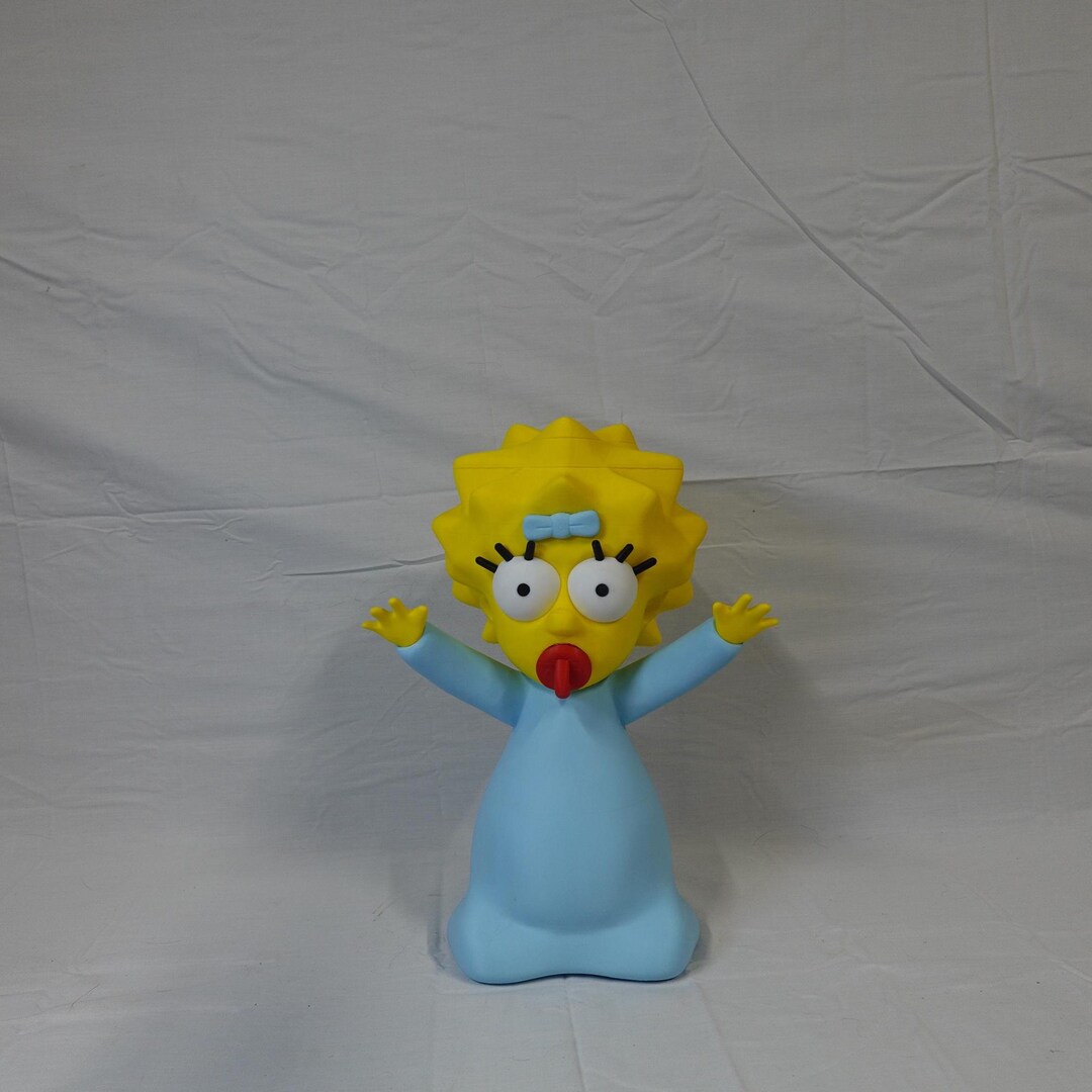 Maggie Simpson 3d Printed Fan Art. Large Giant Scale. 14" Tall - Etsy