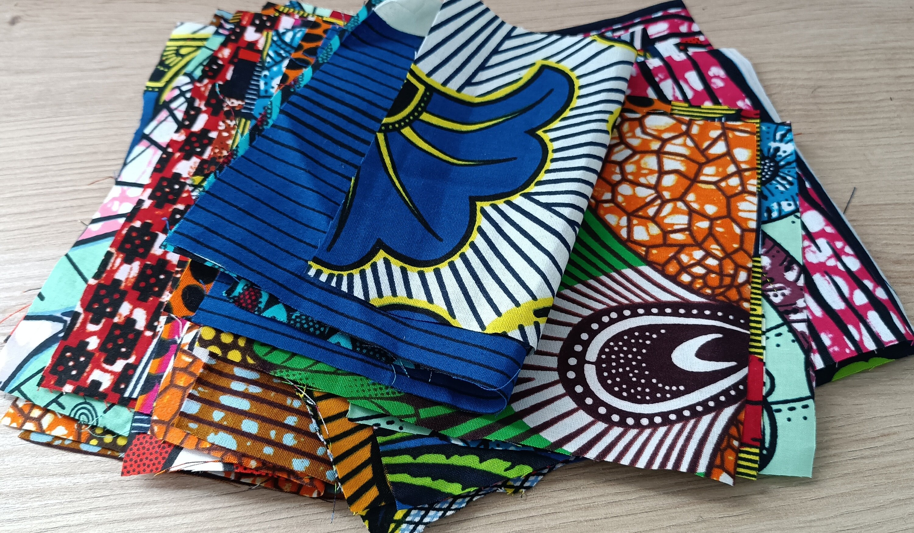 Assorted African Fabric Patchwork Wax Fabric Coupon Pack - Etsy