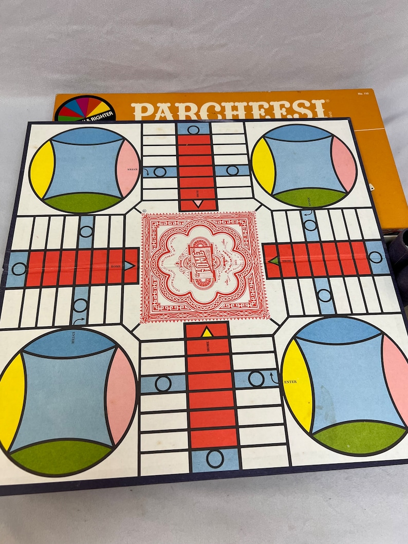 Vintage Parcheesi Game - Etsy