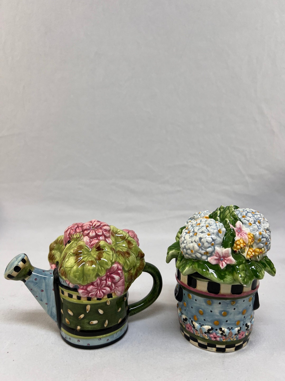 Vintage Sakura China Cream & Sugar Set - Etsy