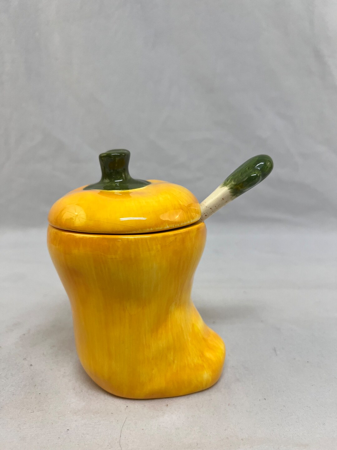 Ceramic Squash With Speckled Spoon - Etsy