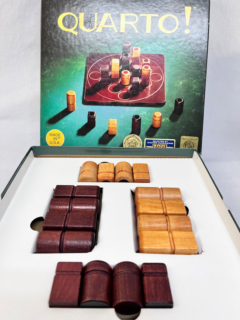 Vintage Quarto Game - Etsy