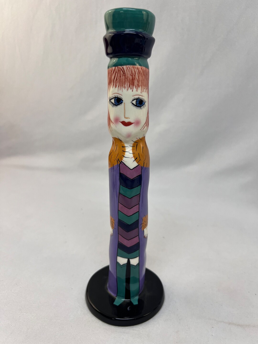 1980s Susan Paley by Ganz Candle Holder Gina Green Boots - Etsy