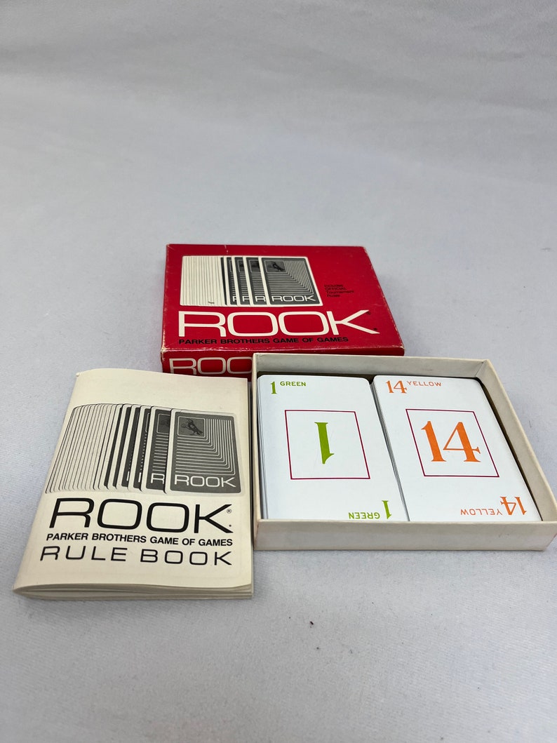 Vintage 1972 Rook Game in Original Box - Etsy
