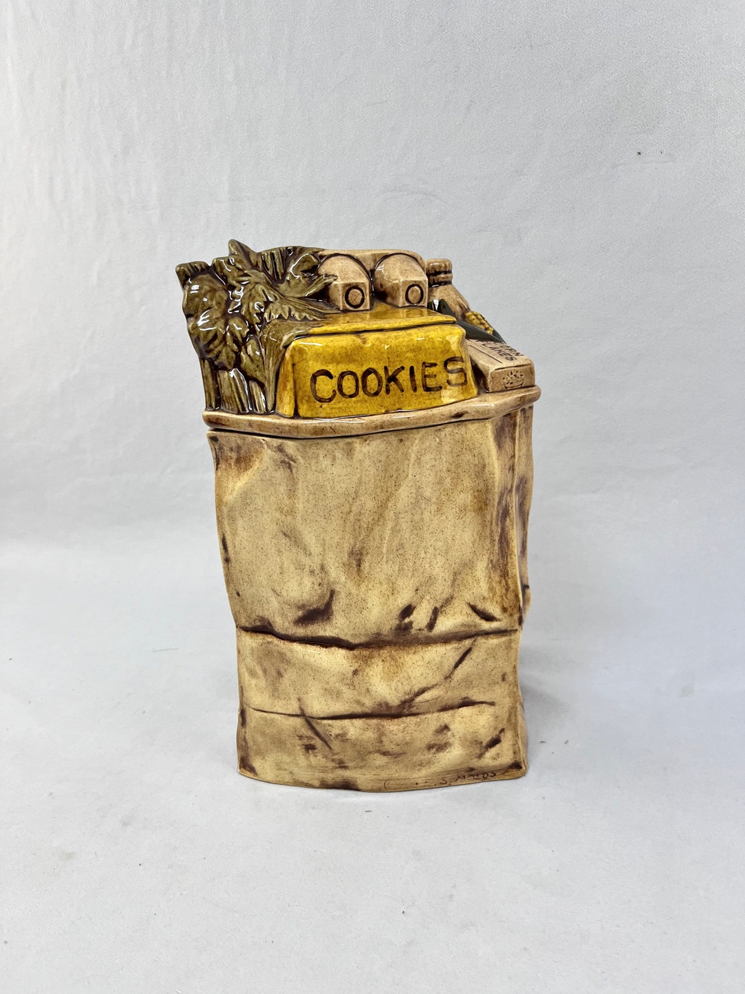 An Adorable Old Fashioned Cookie Jar - Etsy
