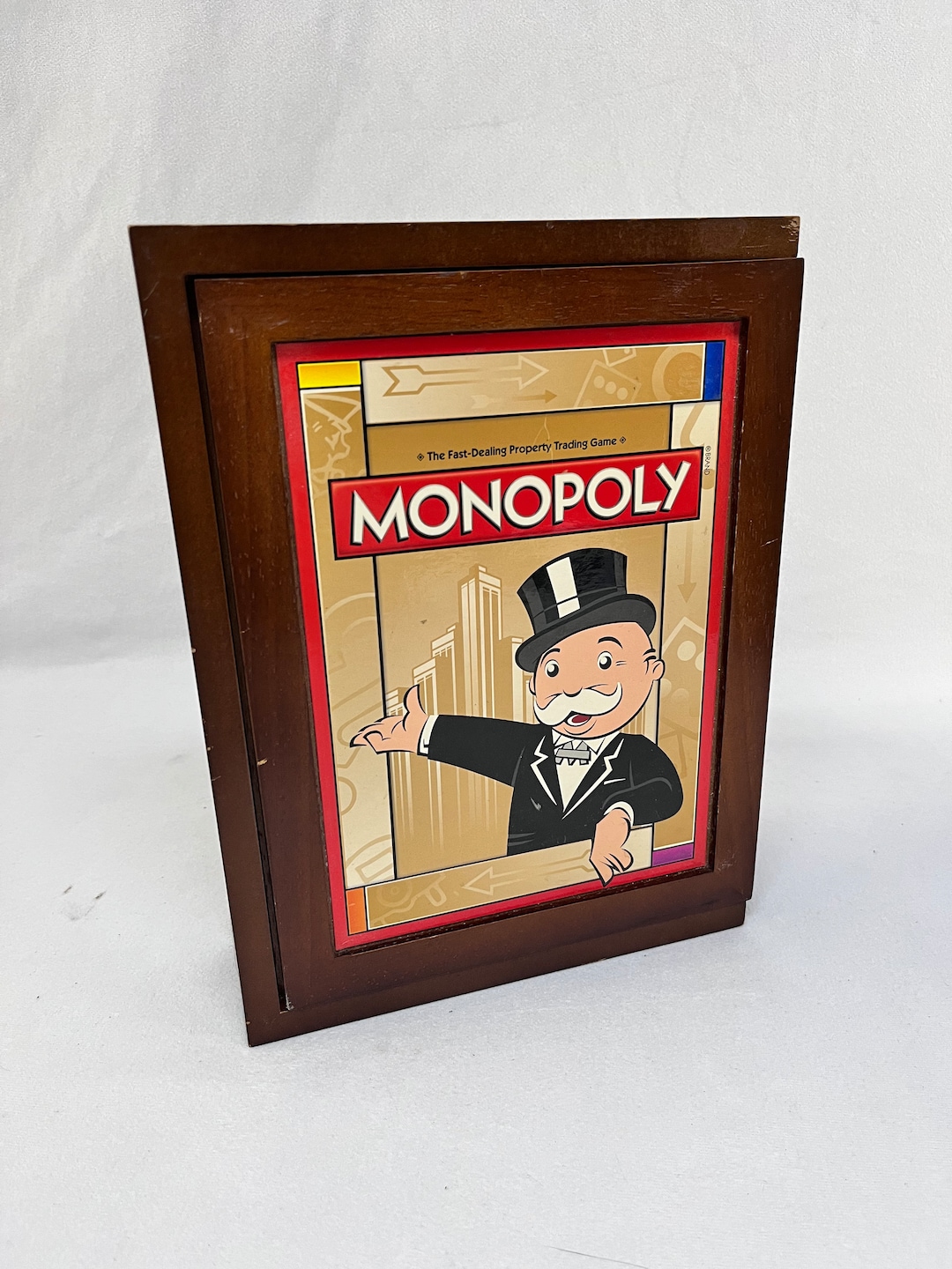 Vintage Collection Wood Box Edition Monopoly Game - Etsy