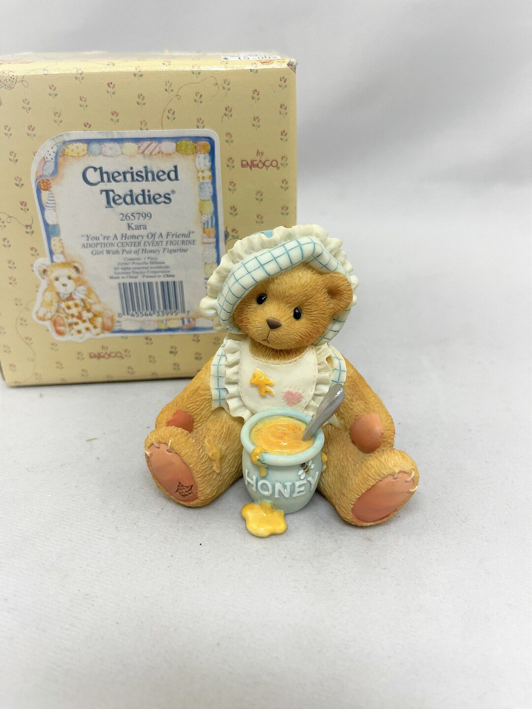 Cherished Teddies, Figurine kara, you're A Honey of A Friend - Etsy