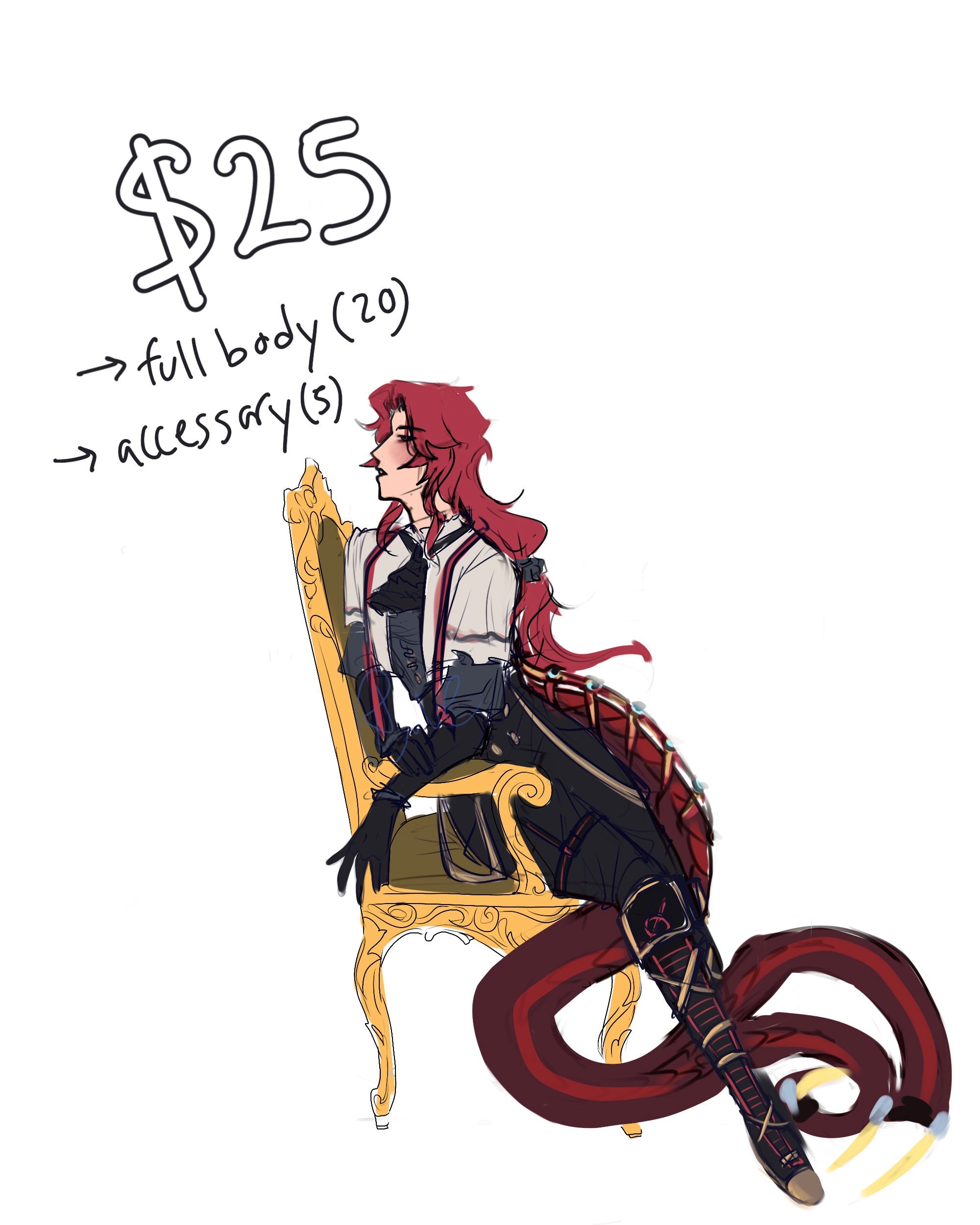 FLAT COLOUR COMMISSION Digital Oc, Anime, Dnd, Video Game, Pet, Animal ...