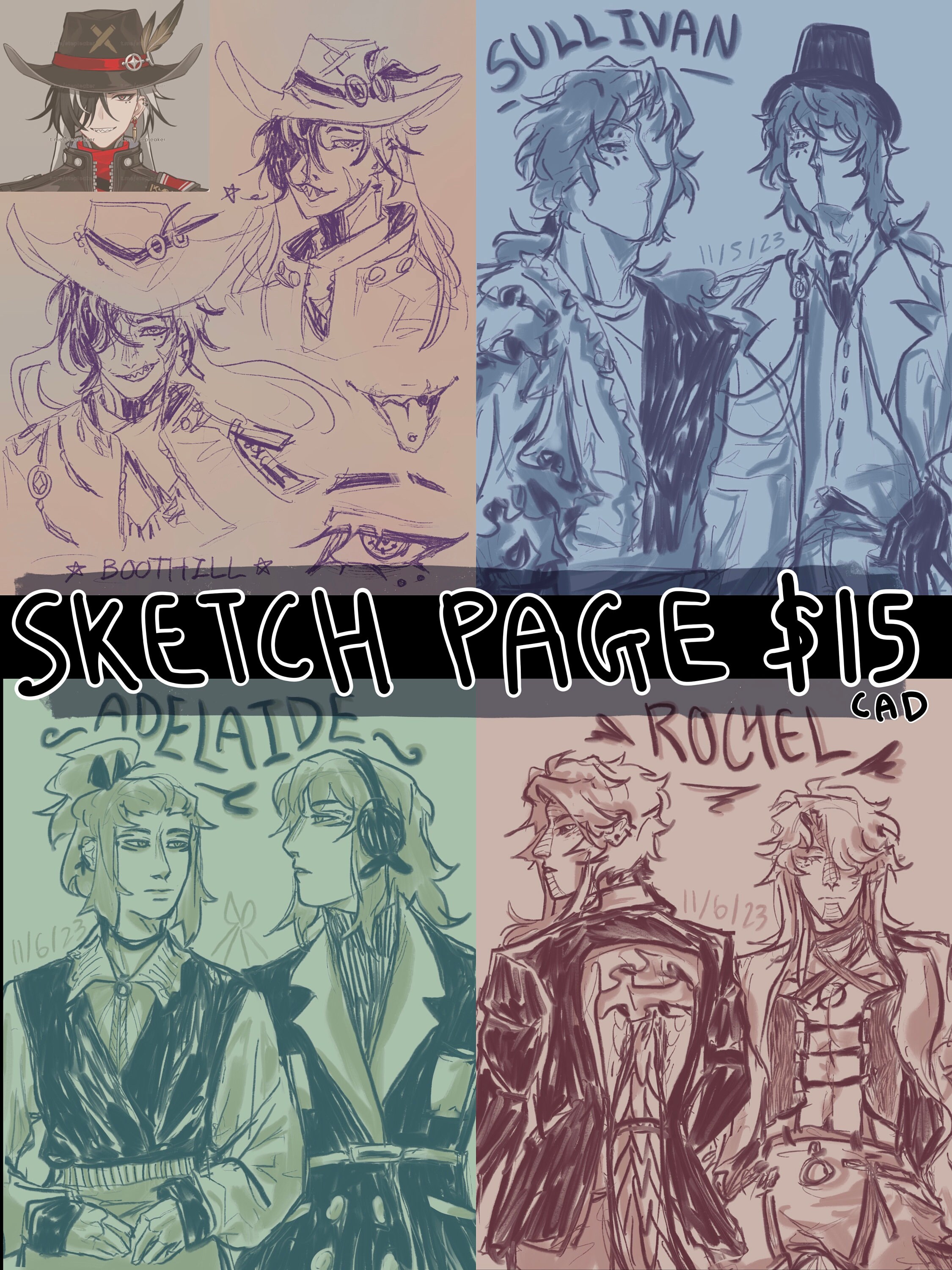 FLAT COLOUR COMMISSION Digital Oc, Anime, Dnd, Video Game, Pet, Animal ...