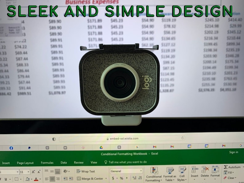 Logitech Streamcam Privacy Cover - Custom Colour + Flip up Lid - Etsy