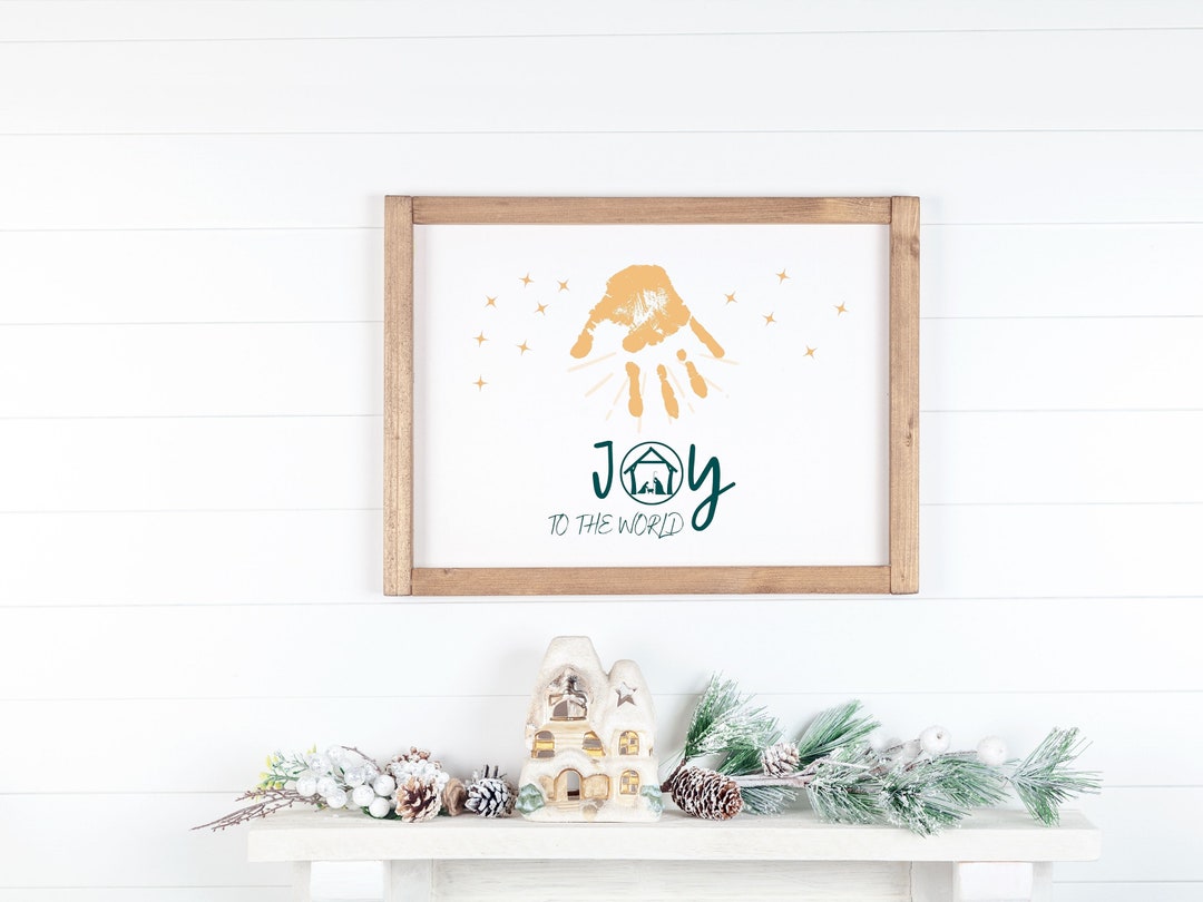 Christmas Handprint Art Toddler Handprint Craft Baby - Etsy